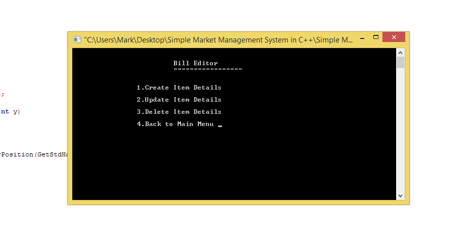 Simple Market Management System in C++ Free Source Code | SourceCodester
